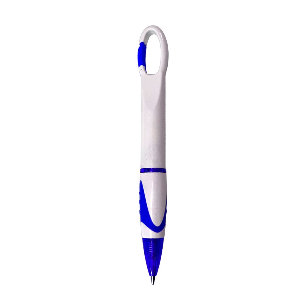lapiceros, plástico, azul reflex, 14 centimetros, con gancho | Jumbo